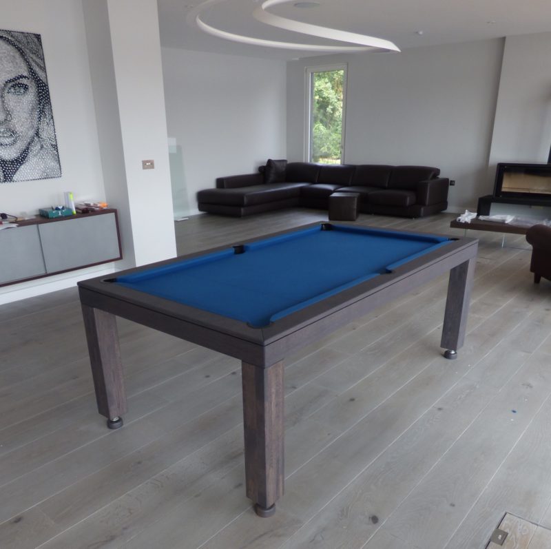 Contemporary English Pool Table – Oak #13 (grey/brown finish) – 6ft ...