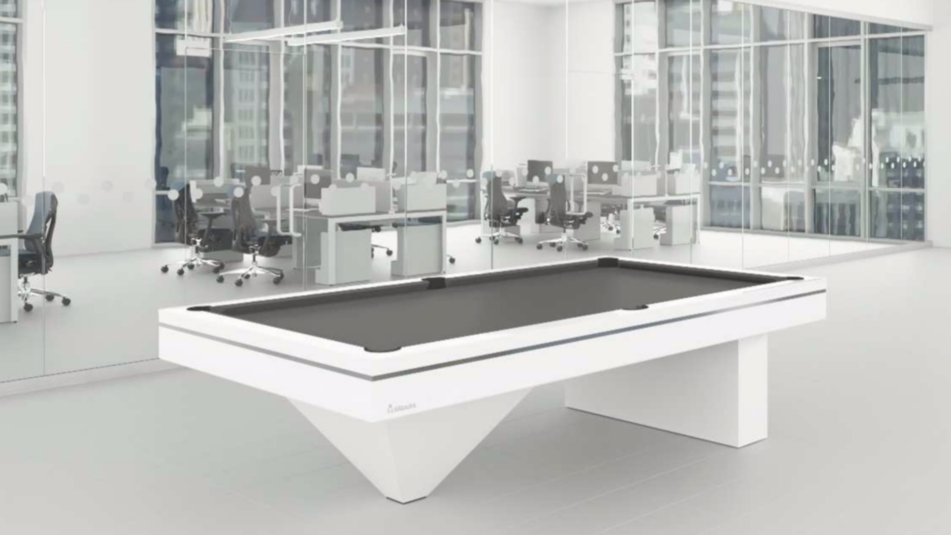 WhiteFinish_ModularPoolTable – Luxury Pool Tables - Pool Dining Table Experts