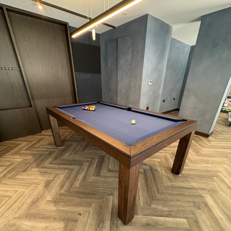 ContemporaryPoolTable_Oak12_NavyCloth – Luxury Pool Tables - Pool ...